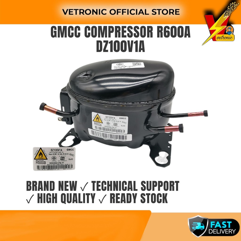 REFRIGERATOR GMCC COMPRESSOR R600A DZ100V1A | Shopee Malaysia