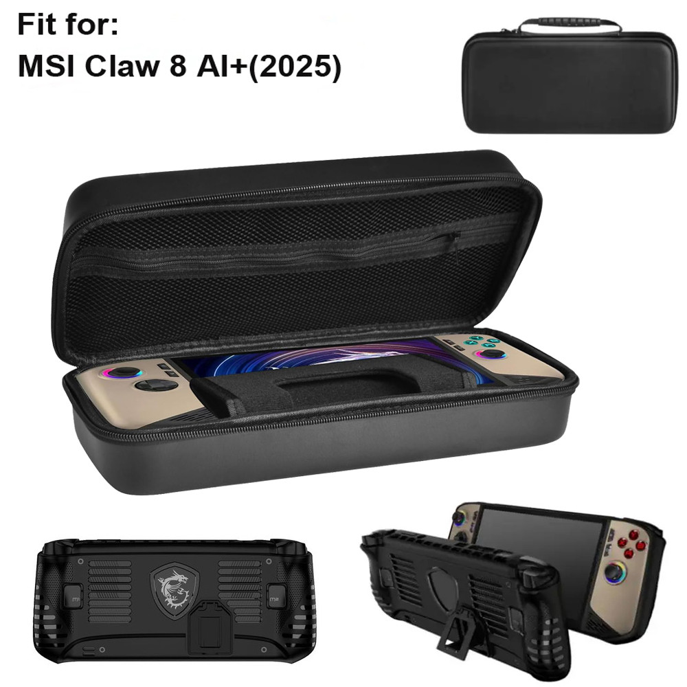 for MSI Claw 8 AI+(2025) Travel Carrying Bag, Cover Case for MSI Claw 8 ...