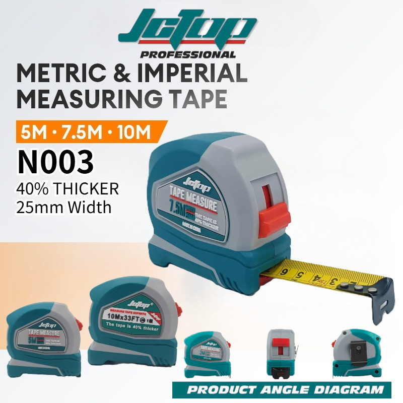 JCTOP High Precision Measurement Tape l measuring tape l tali tape l tali tape pengukur l ...
