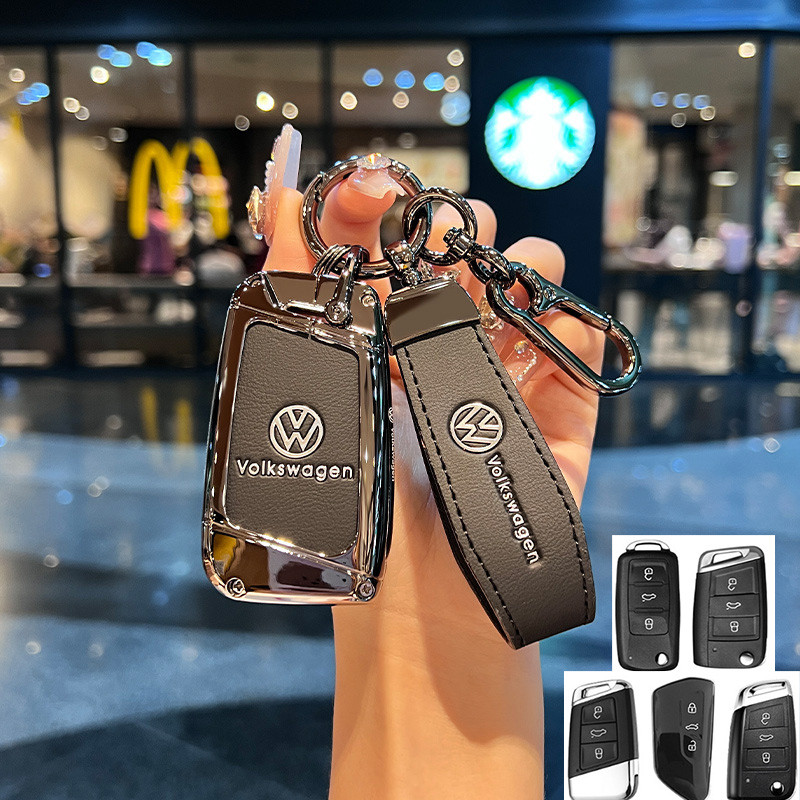 Zinc Alloy Car Key Case Cover For Volkswagen Viloran Teramont Tacoma ...