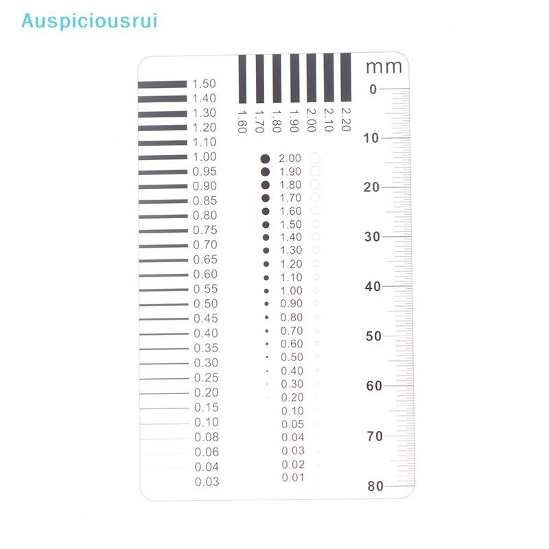 Auspiciousrui Measuring Pass Badge Gauge Stain Card Point Gauge Wire ...