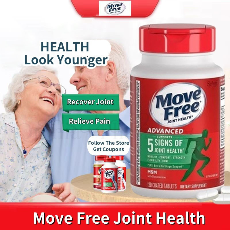Schiff Move Free Joint Health Supplement Advanced Glucosamine 120s+120s ...