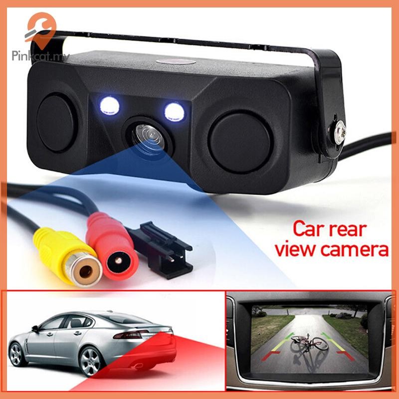 Pinkcat 3 in1 Car Parking Reversing Radar Sensors Rear View Backup 170 ...