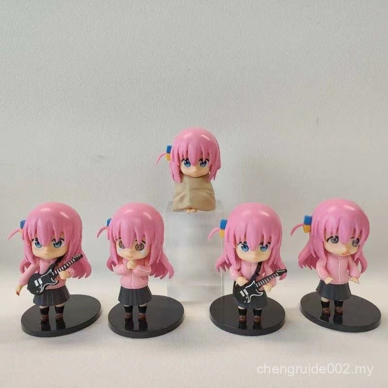 Ready Stock 5 Types Lonely Rock Figures Q Version Ichiri Goto Anime ...