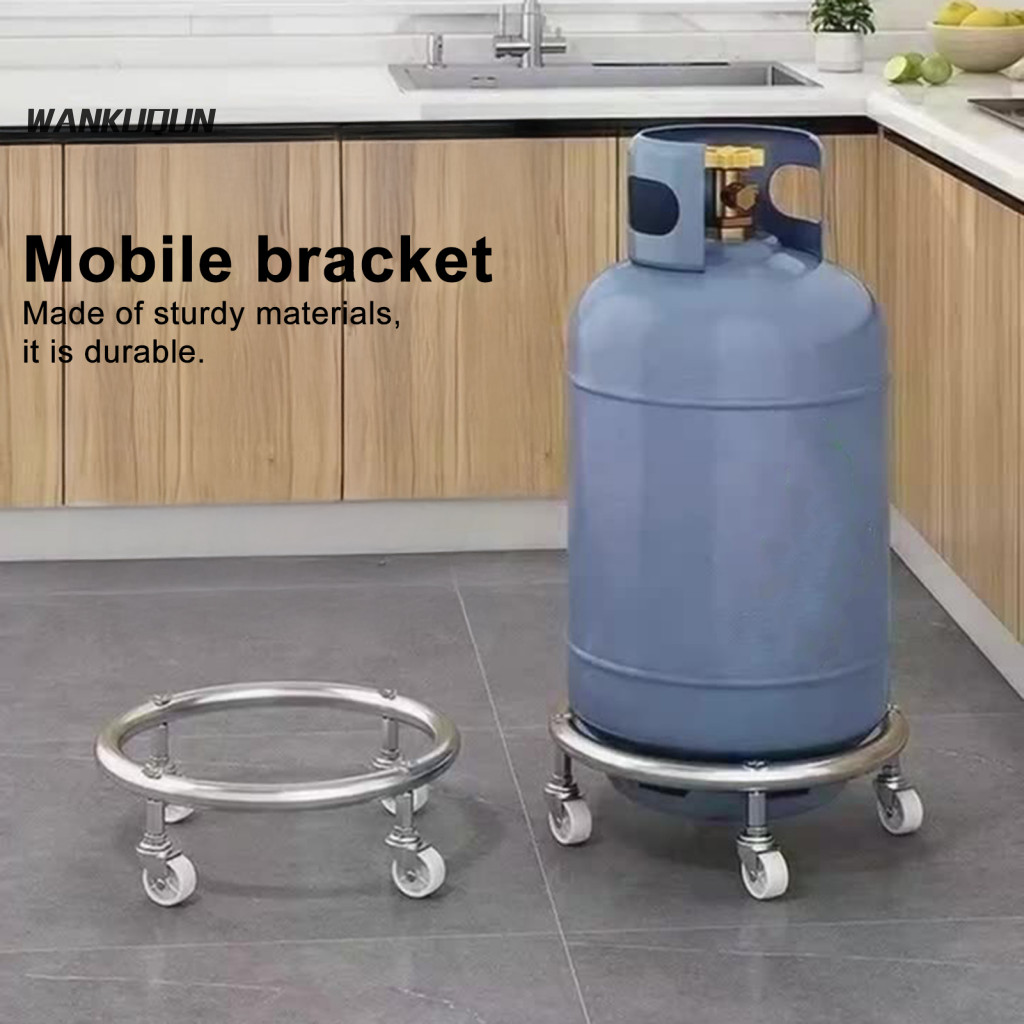 [Ready stock] Mobile Cylinder Bracket Portable Propane Tank Stand ...