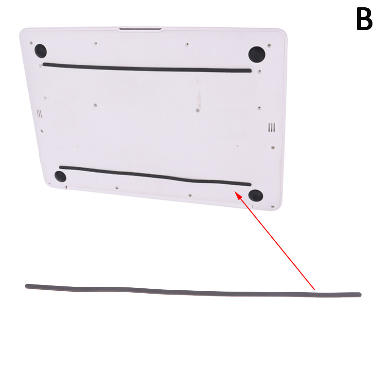 [OriginalGrass] 1/2Pcs Rubber Strip Laptop Bottom Shell Cover Foot Pad ...