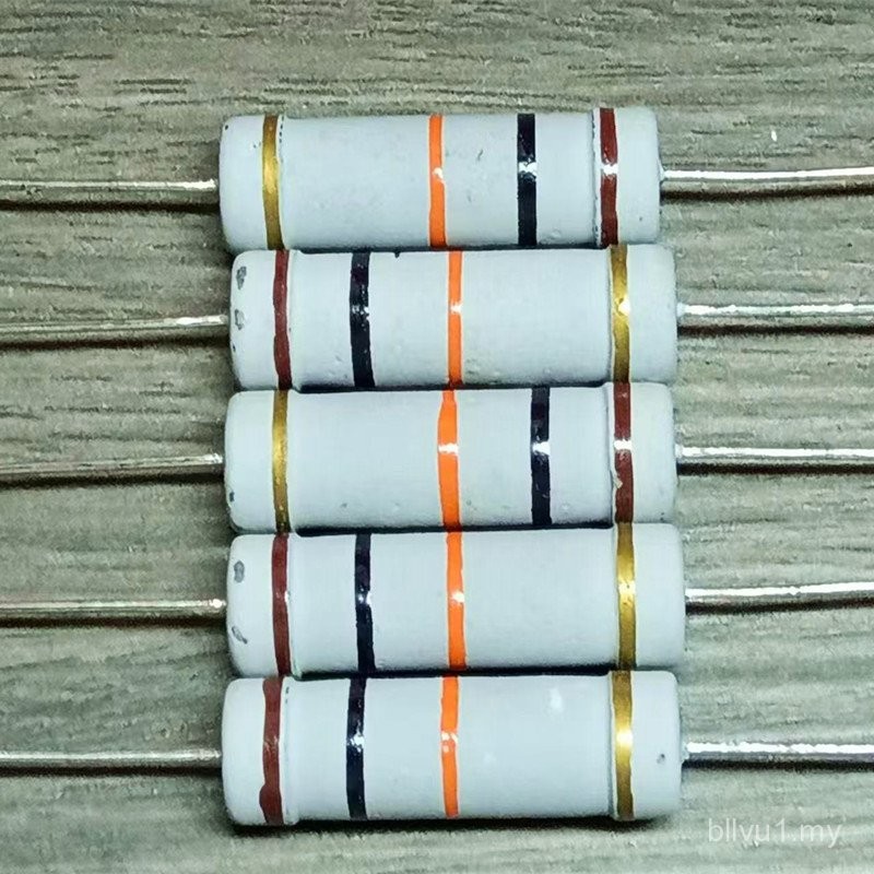 5W 10KR 10K Ohm Karbon Perintang Filem 5% Ketepatan Empat Jalur Warna ...