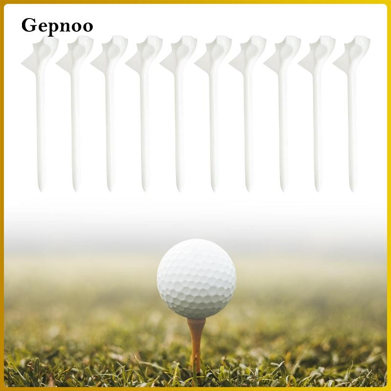 Gepnoo 10Pcs 10 Degree Golf Tees Golfing Tees Golf Swing Trainer Aid ...