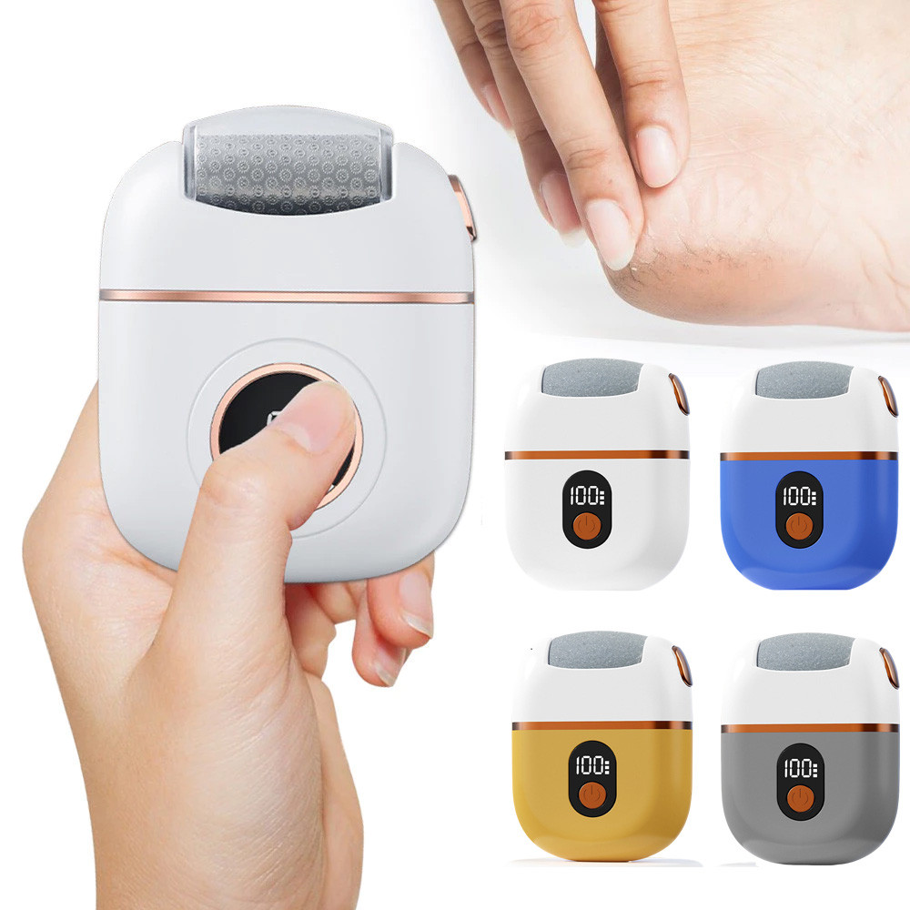 Rechargeable Dead Skin Remover Electric Foot Grinder With 2 Roller ...