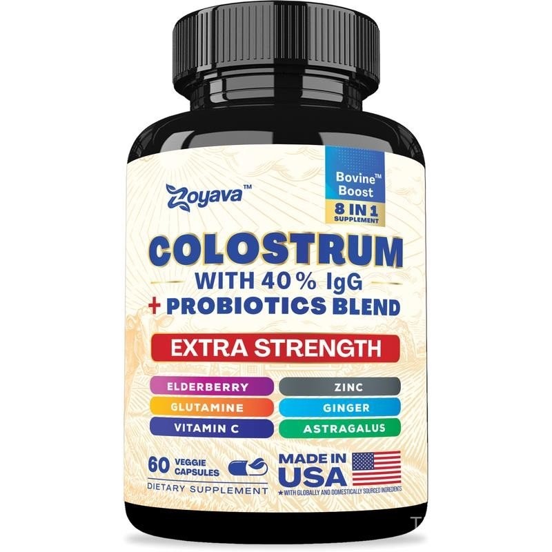 Zoyava Bovine Colostrum Supplement - Grass-Fed Cow Colostrum All-in-1 ...