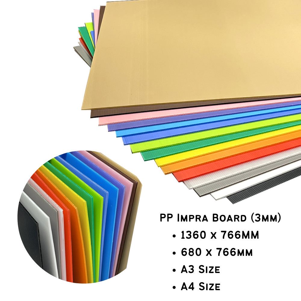 PP Impra Board 3mm (A4 Size) - 6pcs/pkt | Shopee Malaysia