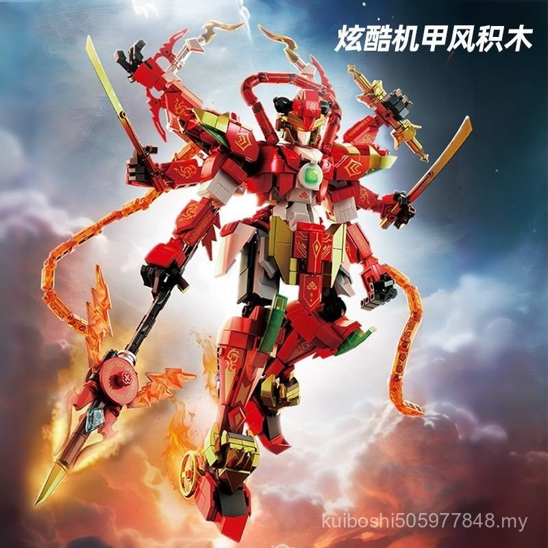 Assembled Mecha Model Nezha Transforming Robot Three Kingdoms Gundam ...