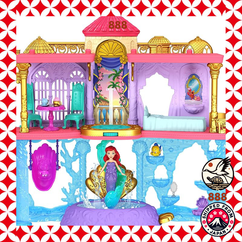 Disney Princess Ariel Mini Doll Set with Storybooks and Accessories for ...