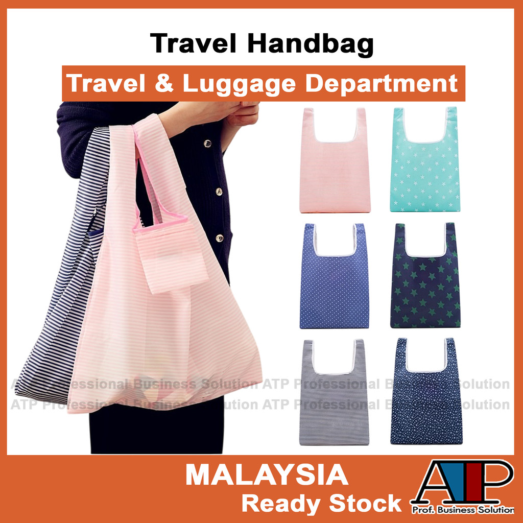Travel ️ ATP Travel Foldable Shopping Beg Bag Handbag Eco Reusable ...