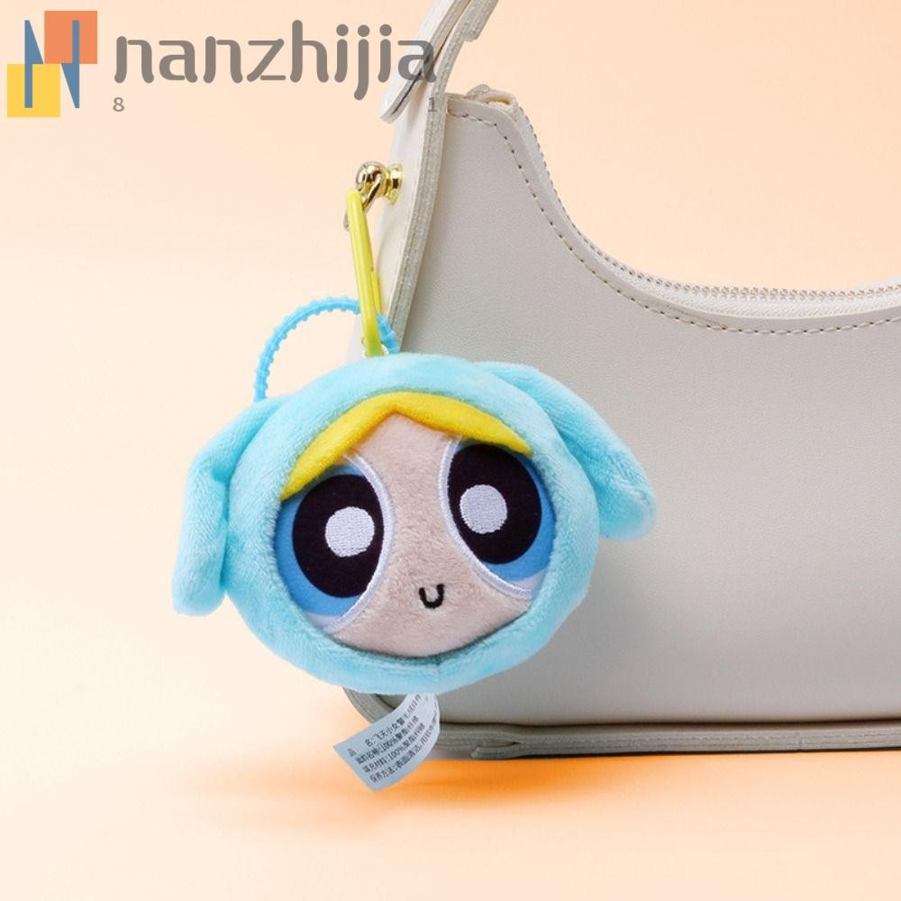NANZHIJIA Powerpuff Girls Plush Keychain, Blossom Buttercup Powerpuff ...