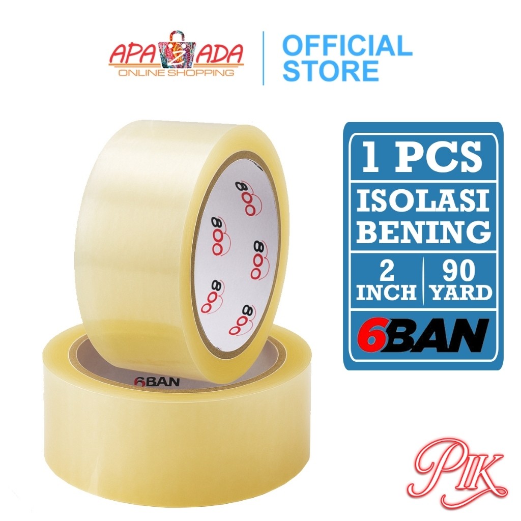 Clear Duct Tape 48mm x 90 Yard Unit [1 Pcs] OPP Tape 6BAN Tape Tape ...