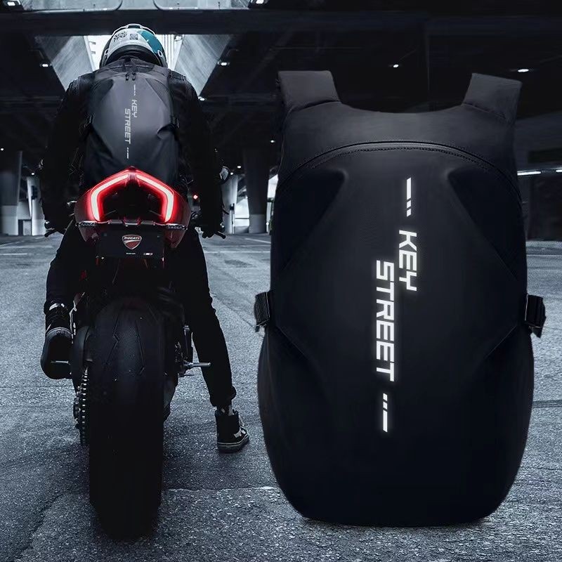 Motorcycle Riding Backpack Male Motorcycle Helmet Bag Large Capacity ...