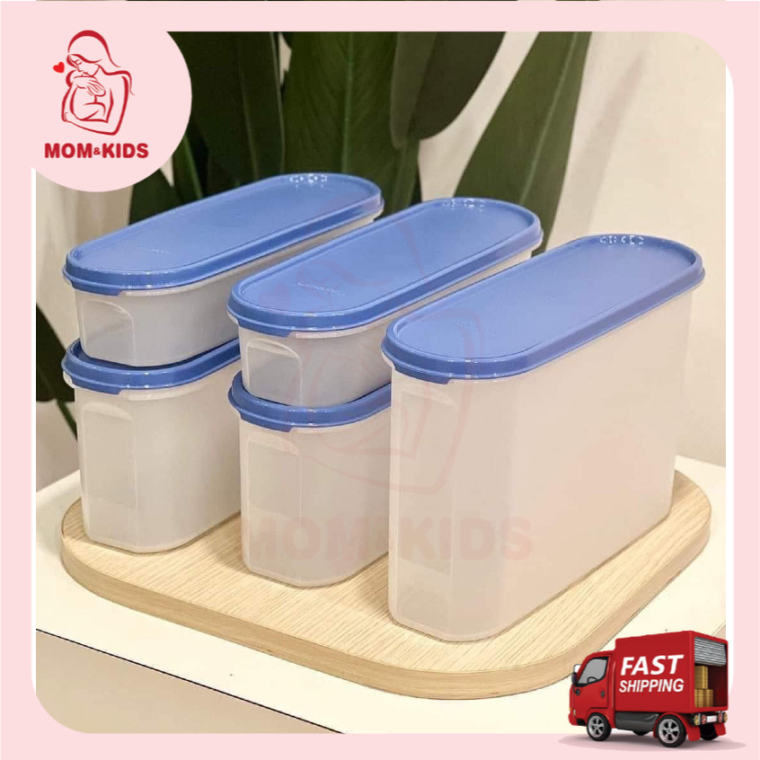 Tupperware Modular Mates Super Oval Set 900ml 1.8L 2.9L Air Tight Bekas ...