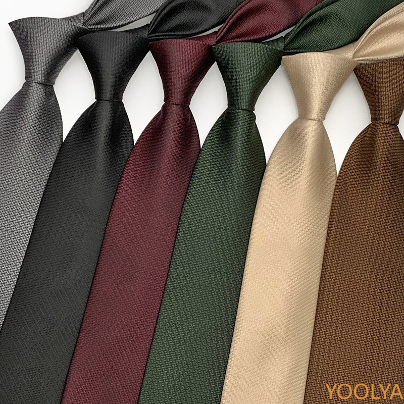 Solid Color New Tie For Man Gentleman Formal Wear Business Wedding Suit ...
