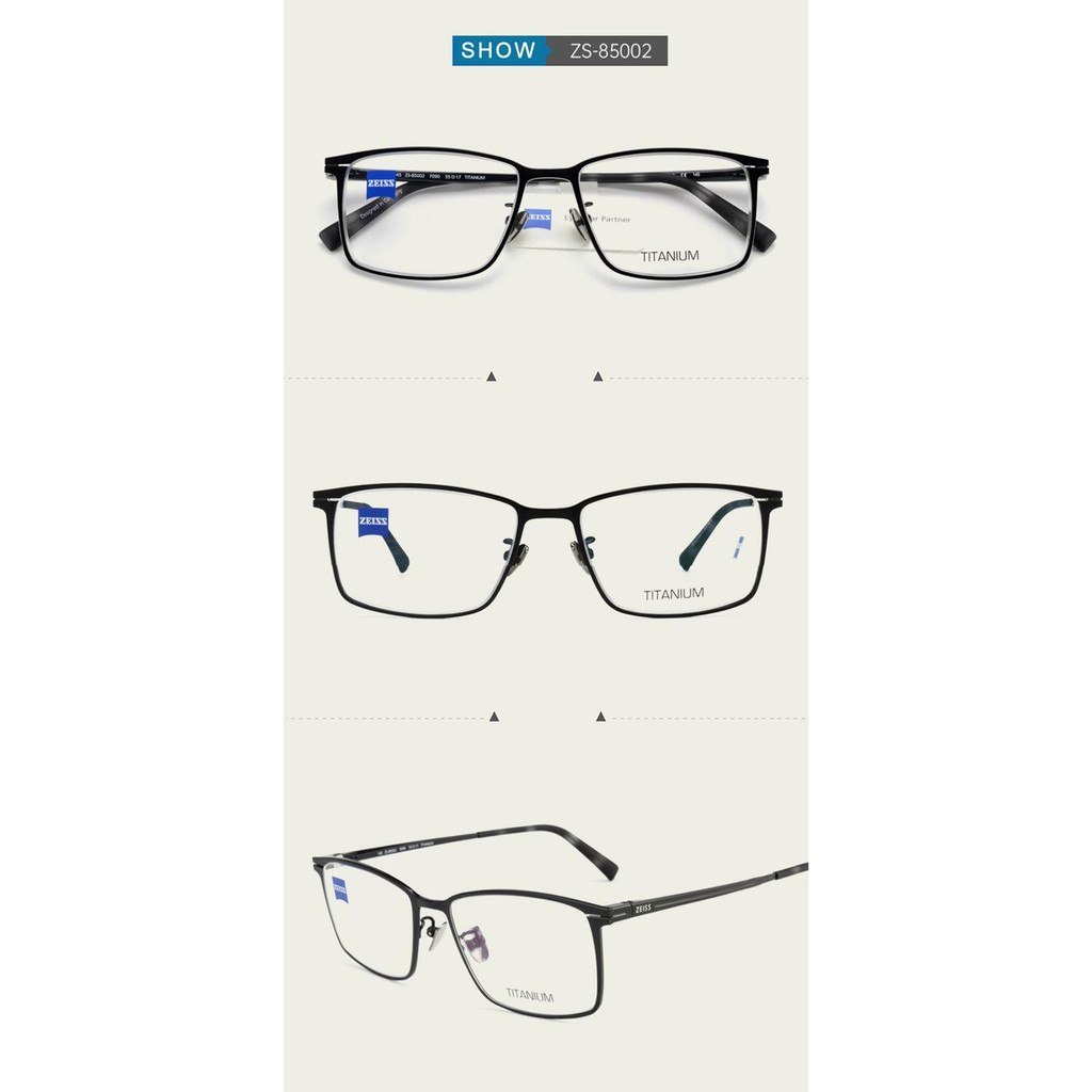 ZEISS Spectacle Frame ZS85002 Pure Titanium Leg Light-weighted Frame ...