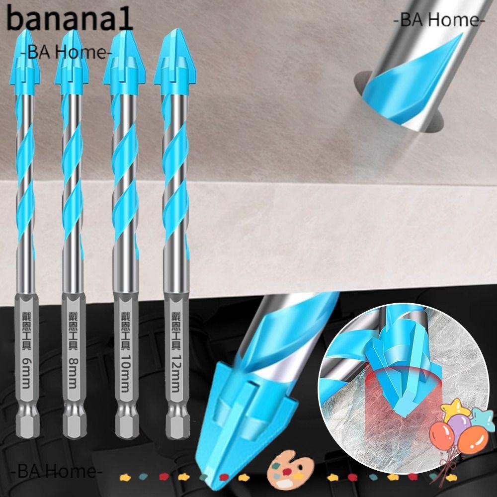 BANA Eccentric Drill Bit, Skewed Head Four-Edged Tile Drill Bit ...