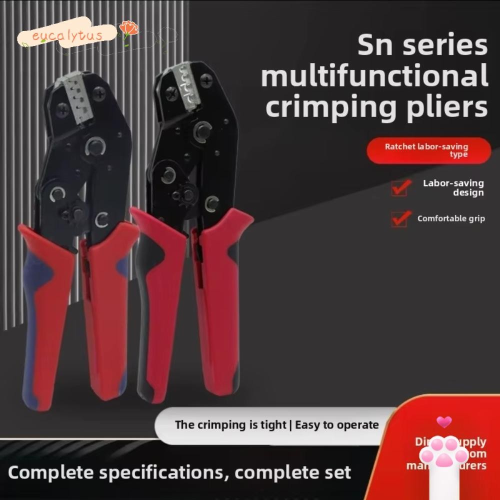 EUCALYTUSMY Ratchet Crimping Tool , Multifunctional Ergonomic Handle SN ...