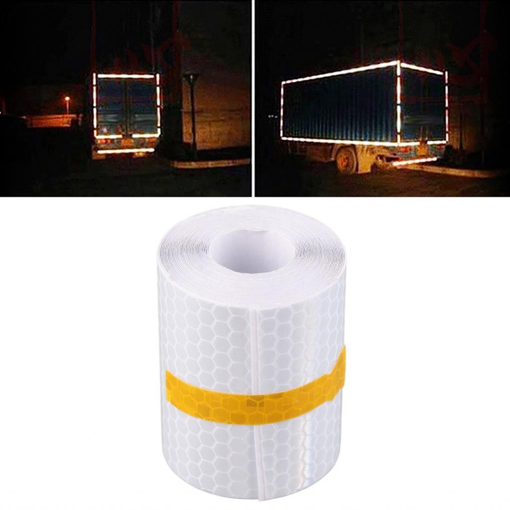 3 Meter x 5cm Car Body Reflective Tape Strip Stickers Safety Warning ...