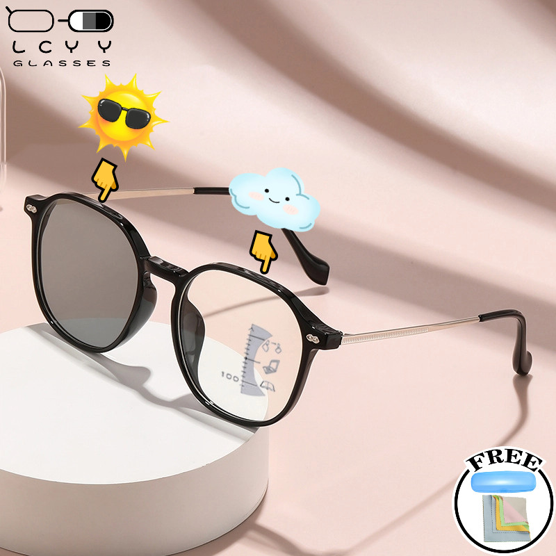 New multi focus reading glasses with photosensitive color changing ...