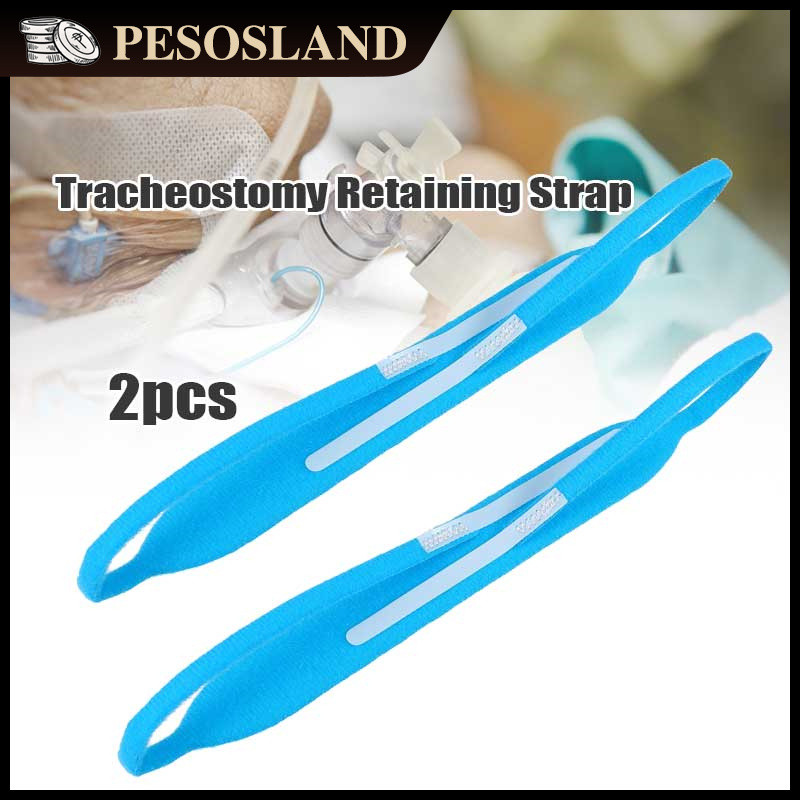 2Pcs Reusable Tracheostomy Retaining Strap Tracheostomy Tube Holder ...