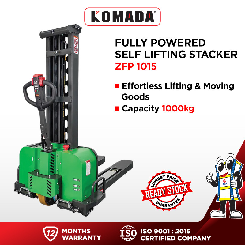 Komada™ (SELF LIFTING STACKER ) 1 ton Fully Powered Self Lifting ...