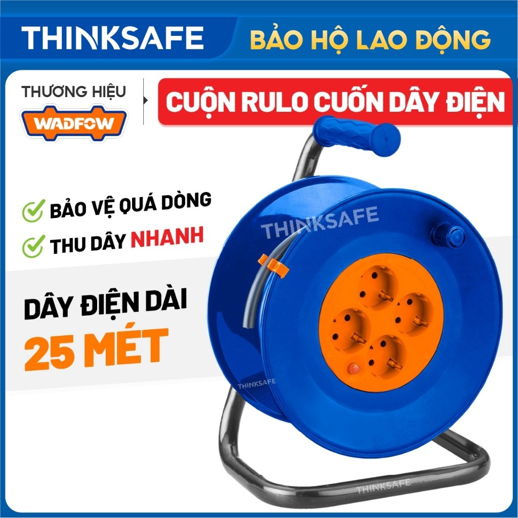 WADFOW WEJ8380 25m electric wire roller with wire has overcurrent ...