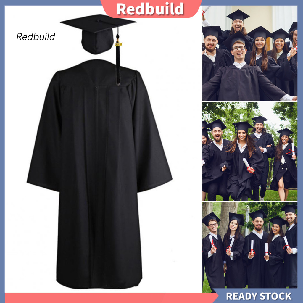 redbuild| Bachelor Robe Hat Graduation Gown Japanese School Graduation ...