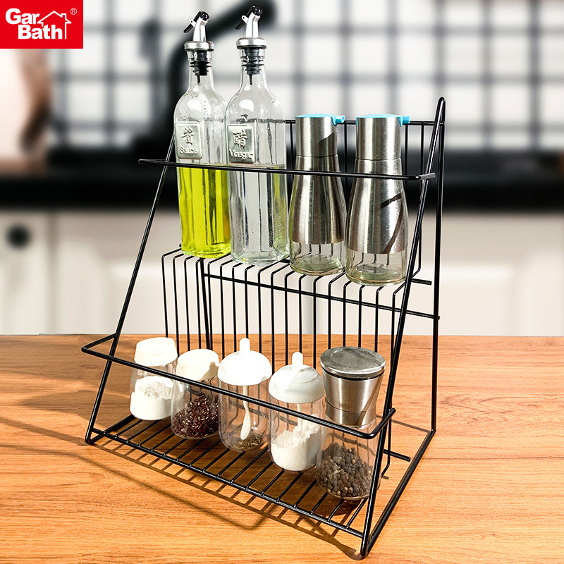 Bar Storage Rack Syrup Fruit Dew Rack Multi-Layer Seasoning Stair Rack ...