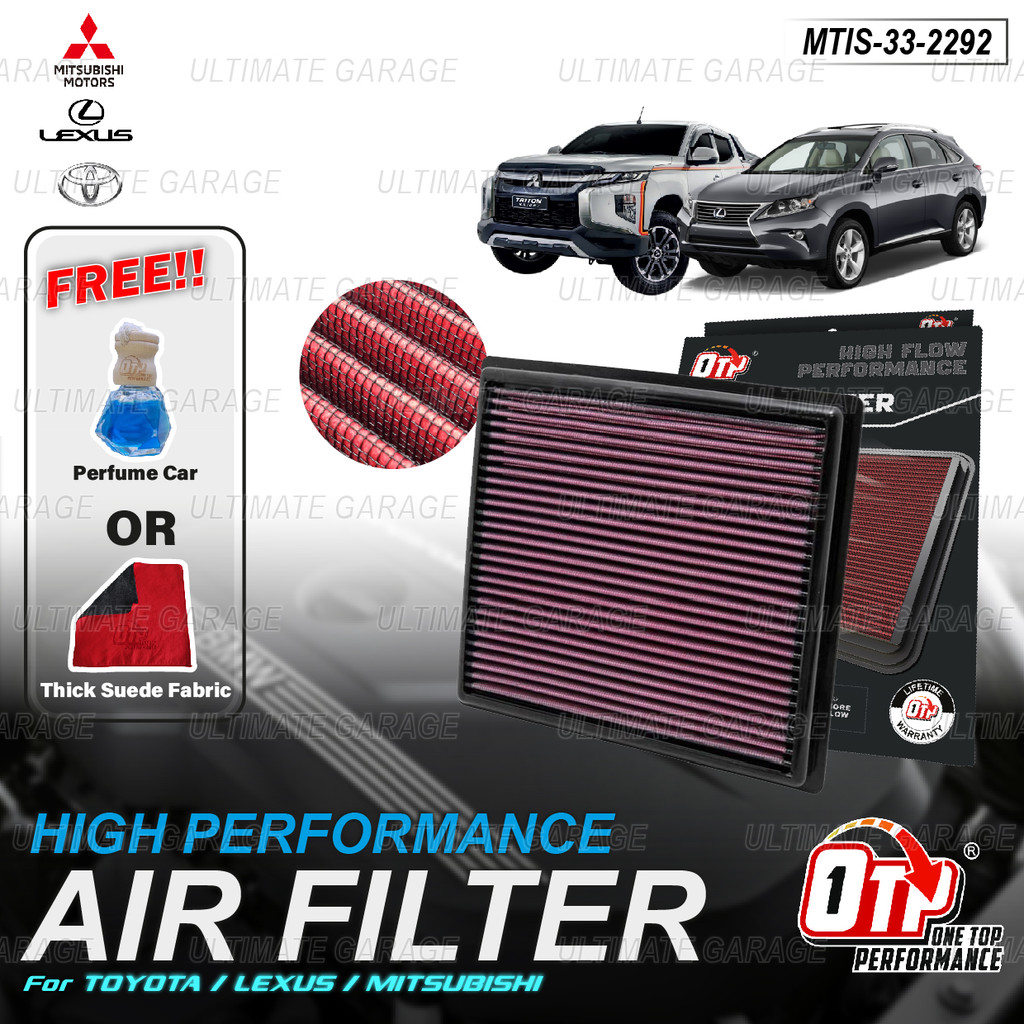OTP DROP IN AIR FILTER PERFORMANCE TOYOTA CAMRY ACV50 MITSUBISHI ...