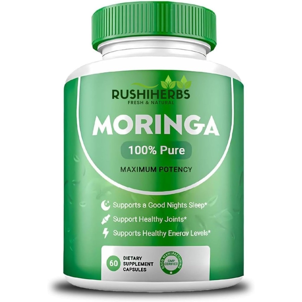 Moringa Powder Capsules|Pure Nutrient| Rich Moringa Powder| A Natural ...
