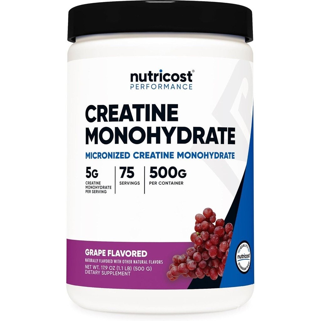Nutricost Creatine Monohydrate Powder (Grape, 500 Gram) - Micronized ...
