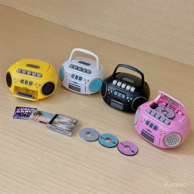 TOY SPIRITS Japanese Genuine Mini Retro Recording CD Color Player Recorder 2nd Generation ...