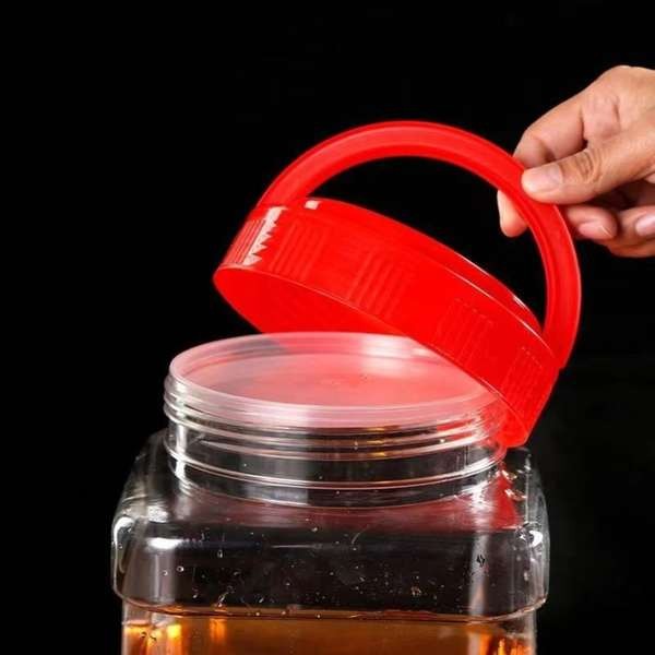 bottle storage organizer balang plastik Botol acar gred makanan tebal ...