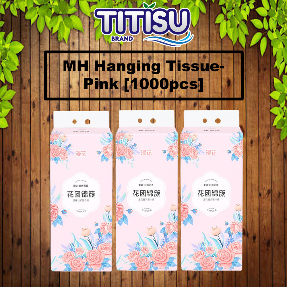 🧻 [1000pcs] MH Wall Hanging Tissue Paper Soft Thick Facial Tissue Large ...