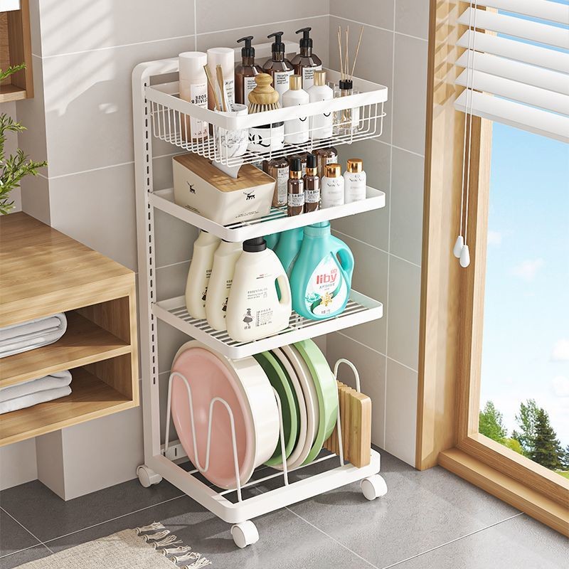 Balcony Washbasin Rack Shelf Floor-standing Toilet Bathroom Washing ...