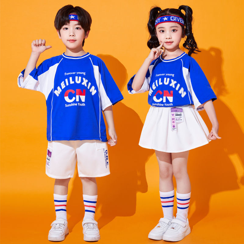 Day Performance Costume Children Cheerleading Costume Elementary School ...