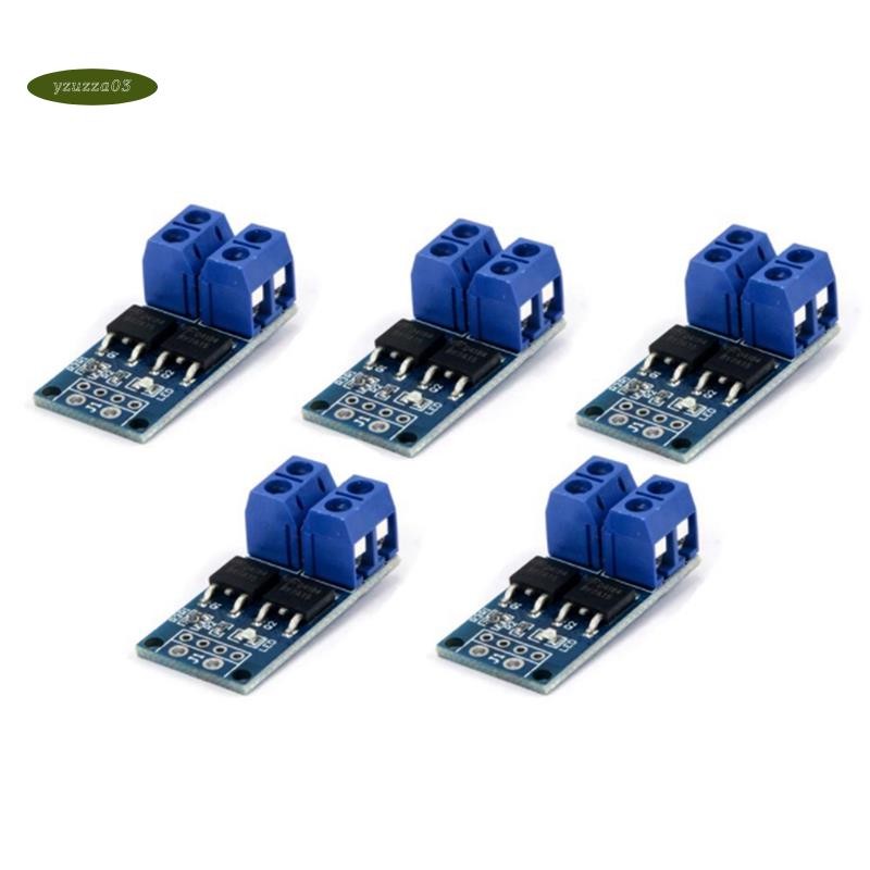 5PCS 15A 400W DC 5V-36V Dual High-Power Dust Collector MOS FET Trigger ...