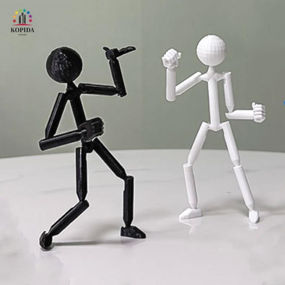 WILLIS Multi Joint Stickman Toy, Multi-Jointed Movable 3D Printed ...