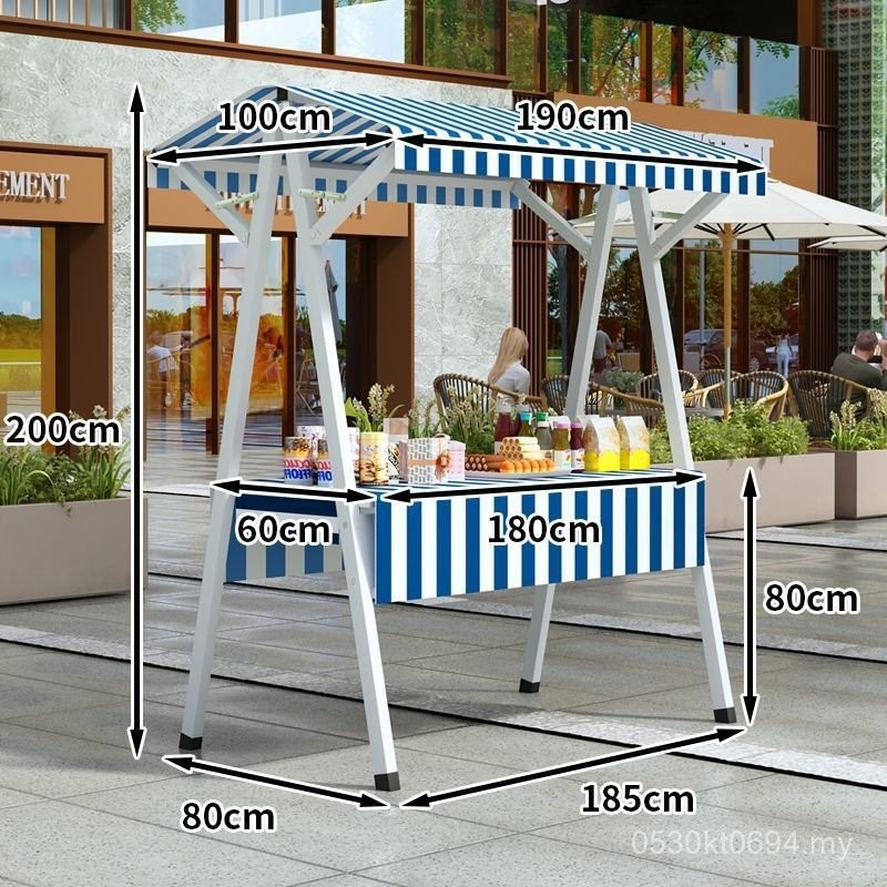Thickened Shelf Mobile Night Market Outdoor Display Stand Foldable ...