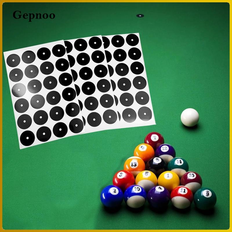 Gepnoo 72 Pieces Pool Table Marker Dots Portable Pool Ball Position ...