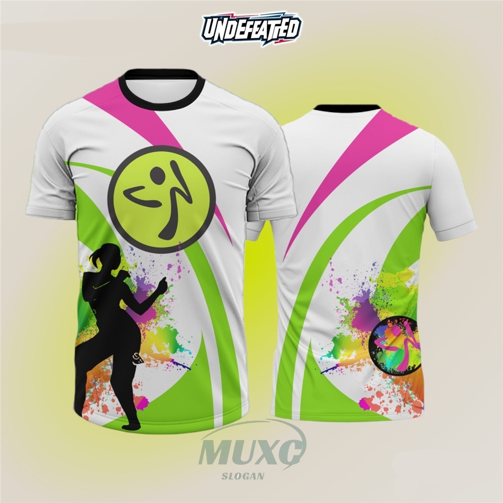 2025 Sublimation Zumba Shirt Love Zumba Zumbawear Breathable Uniform T ...