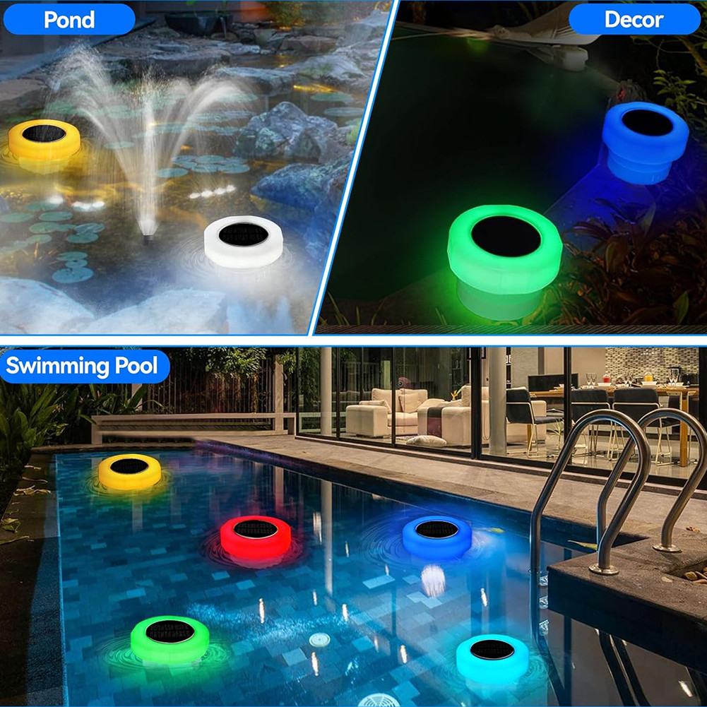 [hellonewworld.my] Solar Powered Pool Chlorine Floater with Colorful ...