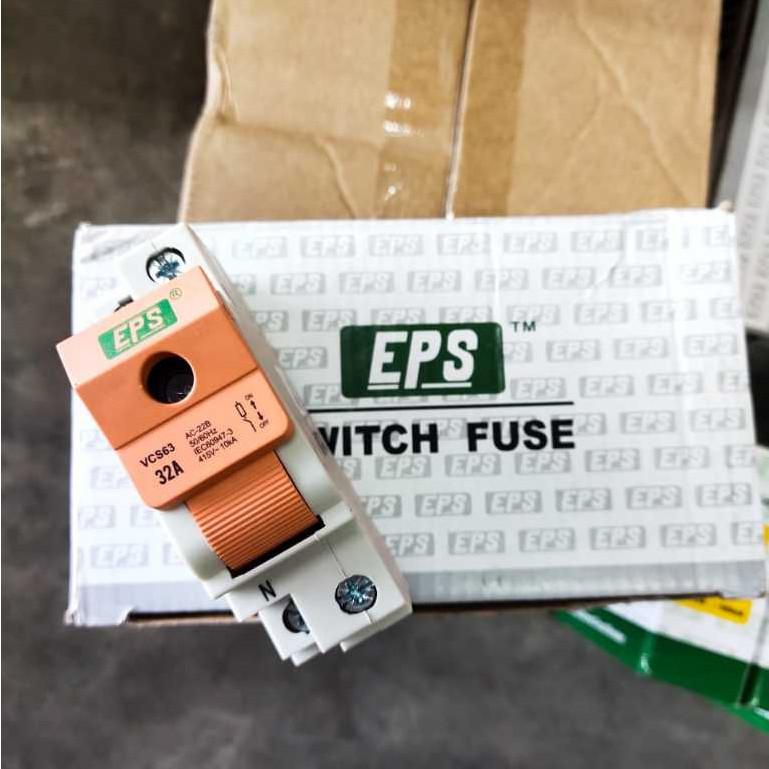 EPS MAIN SWITCH 32A 1P+N / 63A 1P (SWITCH FUSE) (SIRIM APPROVED ...