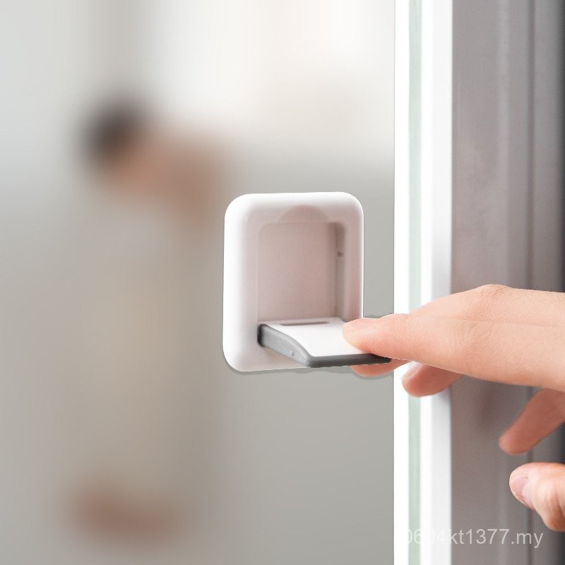 Cat Safety Lock Fixed Sliding Door Wardrobe Door Lock Open Door Child ...