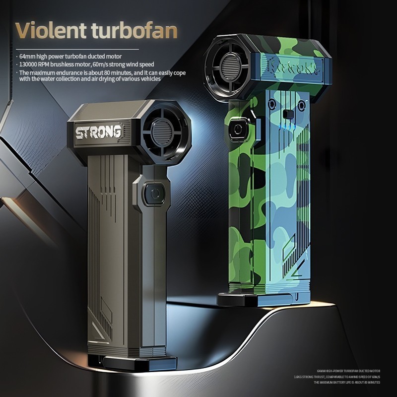 Turbo Violent High Speed Fan 130000RPM Powerful Air Blower Brushless ...